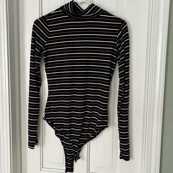 bp | Tops | Bp Mock Neck Bodysuit | Poshmark
